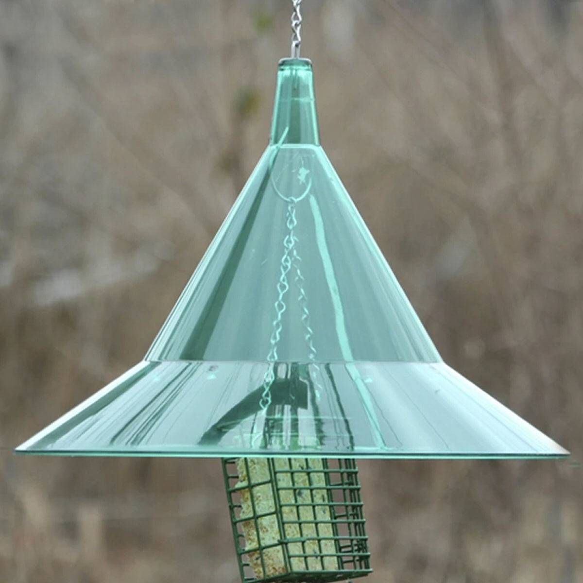 Squirrel Away Hanging Baffle - Green | Momma's Home Store