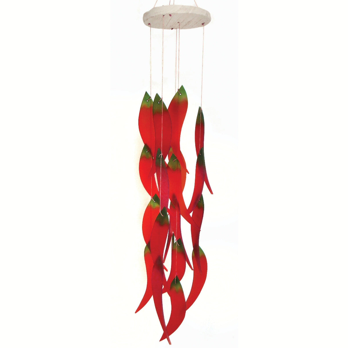 Chili Pepper Glass Wind Chime | Momma's Home Store