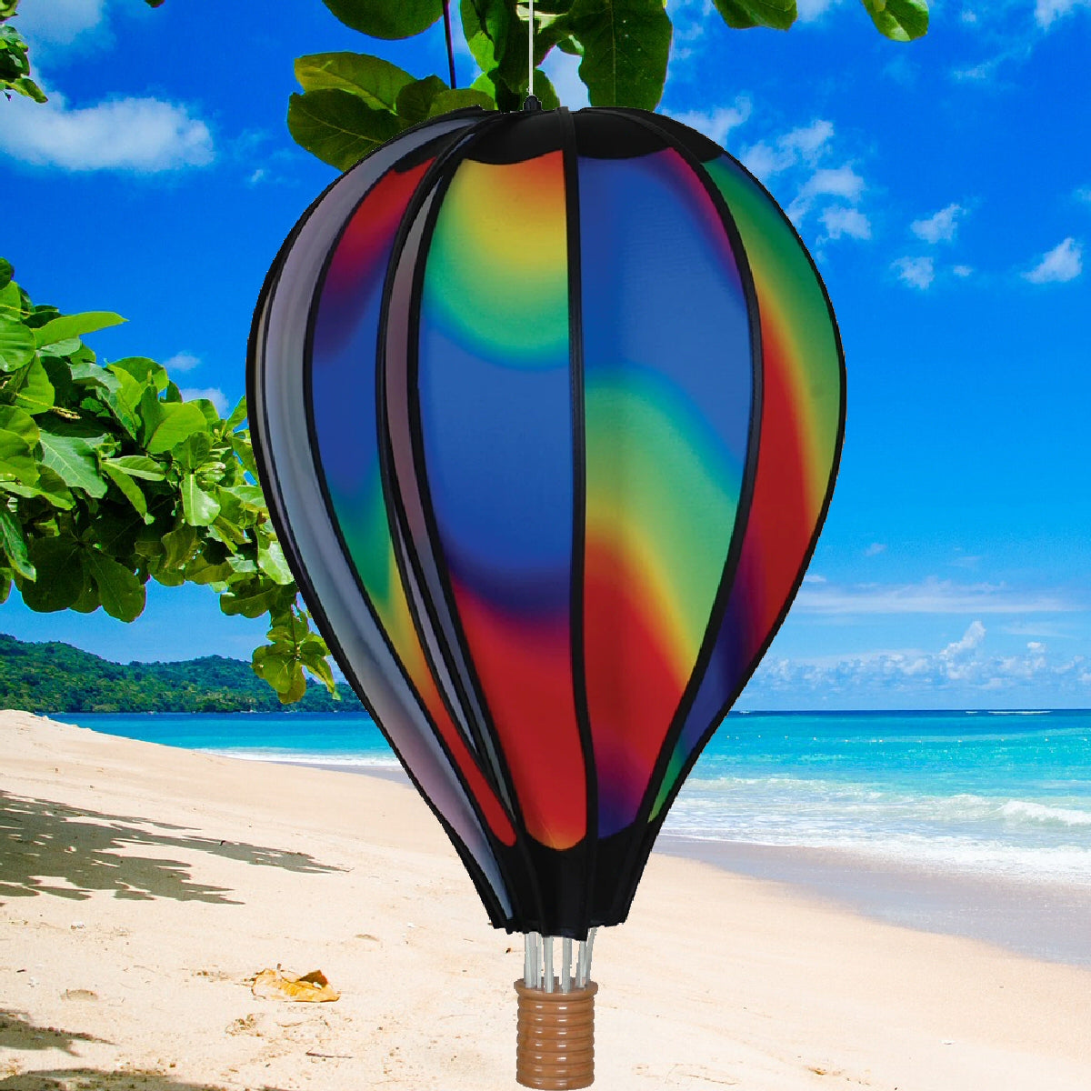 Wavy Gradient Hot Air Balloon Spinner 22 inch | Momma's Home Store
