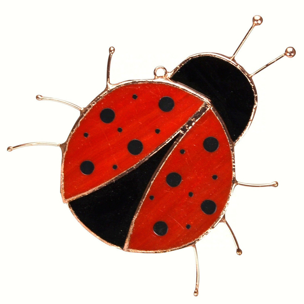 Lady Bug Stained Glass Suncatcher | Momma's Home Store