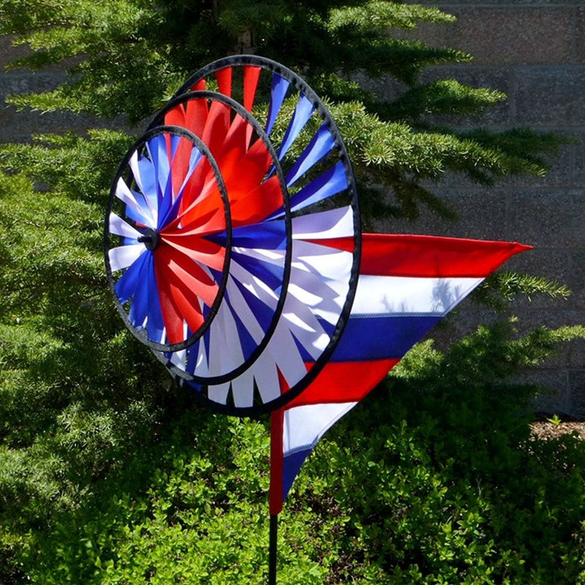 Patriot Wind Sail Triple Wheel Spinner | Momma's Home Store
